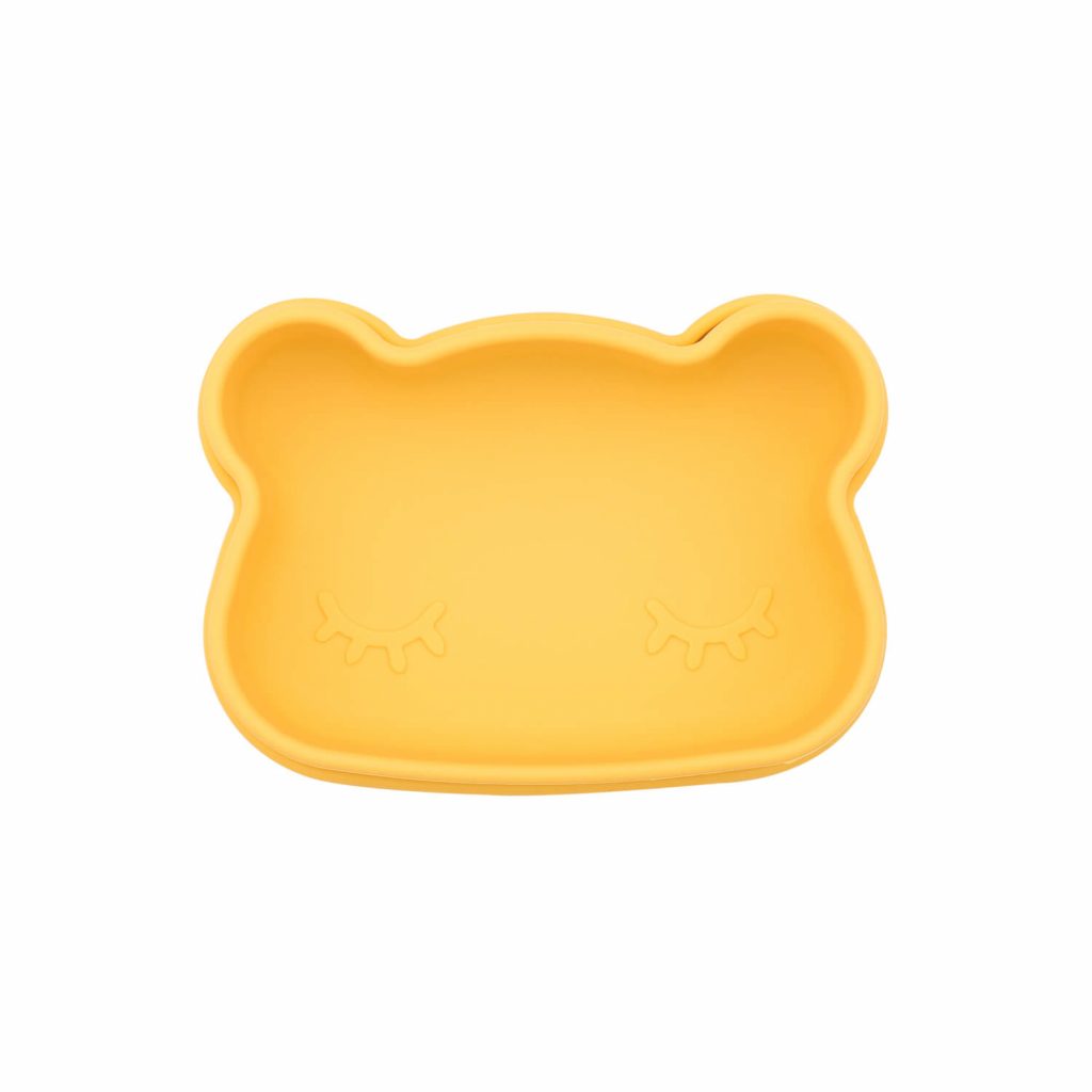 Bear Silicone Snack Box - Yellow - EcoElla & Friends | Online Eco Baby Shop